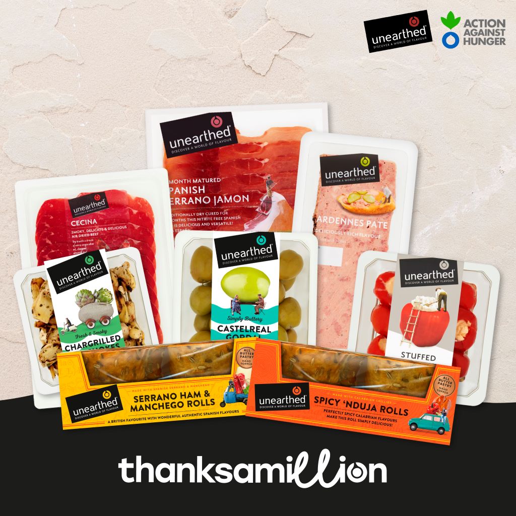 unearthed® raises £1m for Action Against Hunger UK · Compleat Food Group